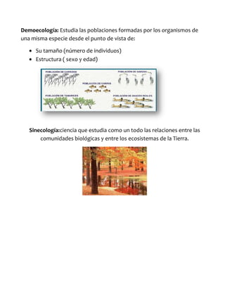 Principios basicos de la ecologia | DOCX