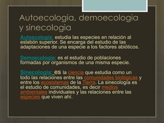 Principios basicos de la ecologia | PPTX