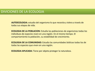 Principios basicos de la ecologia acacitli espinoza | PPTX