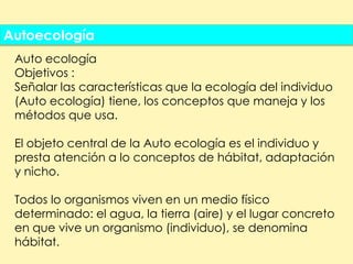 Principios basicos de la ecologia acacitli espinoza | PPTX