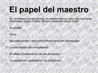 Principios basicos del constructivismo | PPT