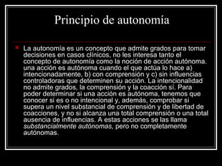 Principios básicos de bioética | PPT