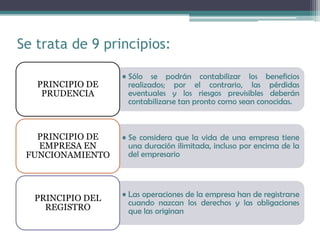 Principios contables | PPTX