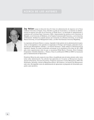 Principios de administracion de operaciones _ JAY HEIZER - BARRY RENDER ...