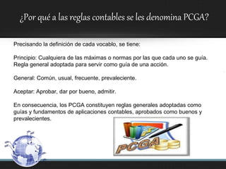 Principios de contabilidad | PPTX