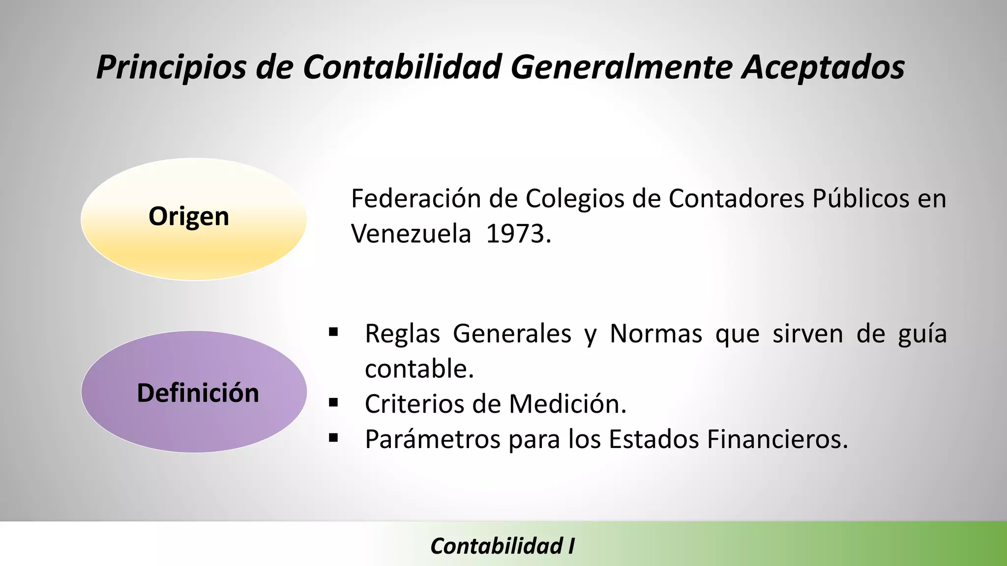 Los Principios de Contabilidad Generalmente Aceptados PCGA | PDF