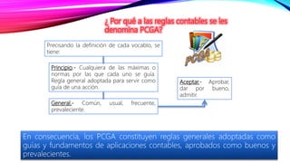 Principios de la contabilidad y su importancia | PPTX