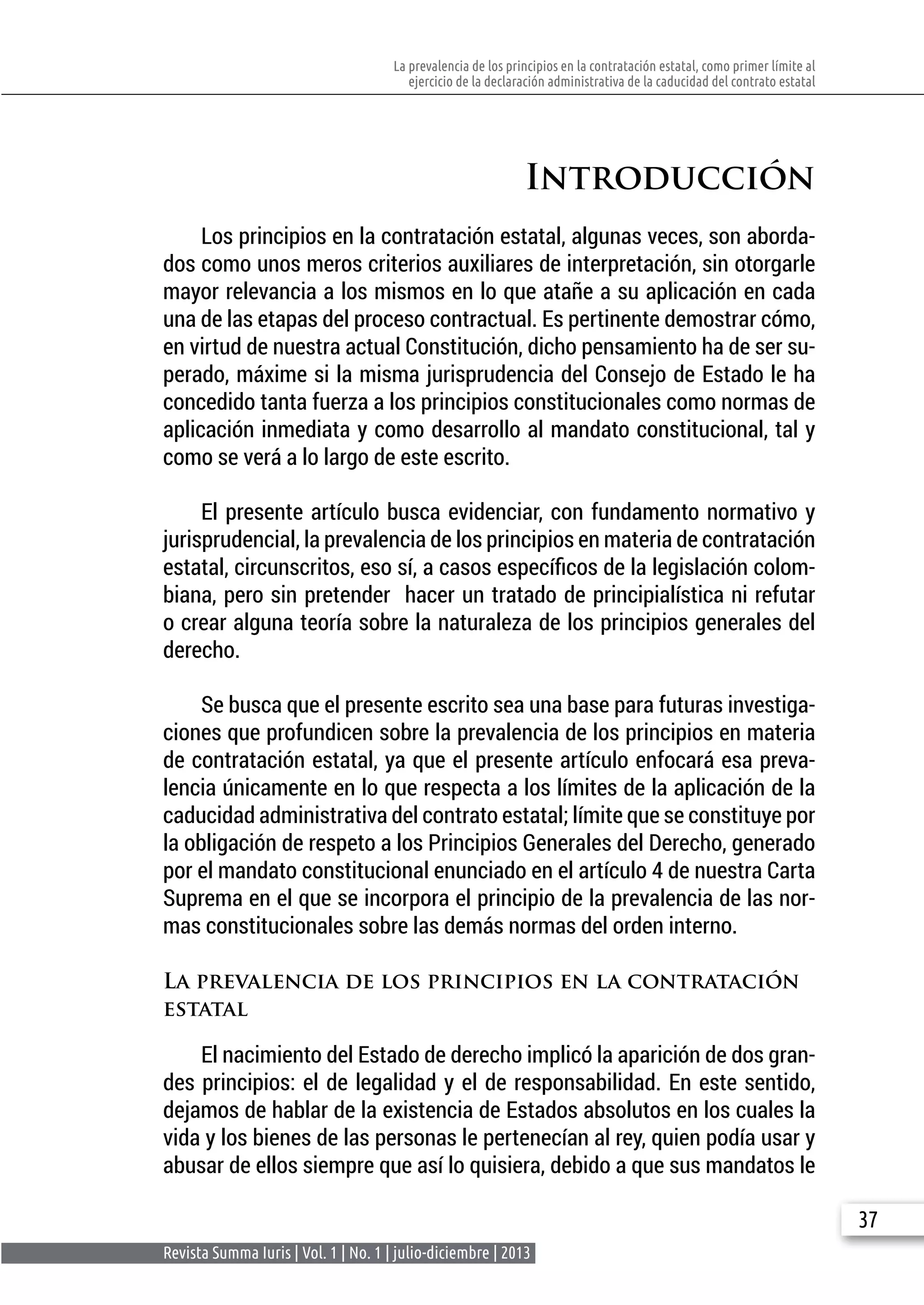 Principios De La ContrataciÓn Estatal Pdf