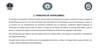 Los siete principios de la criminalistica | PPT