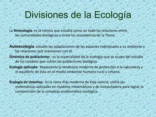 Principios de la ecologia | PPTX