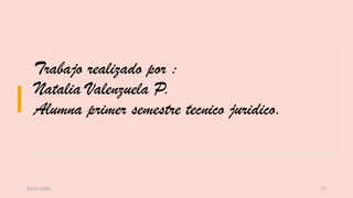 principios del derecho .natalia valenzuela santo tomas. | PPTX