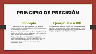 Principios de planeacion | PPTX