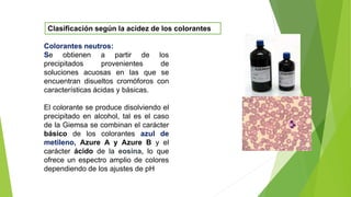 Principios fisicoquímicos de los colorantes utilizados en microbiología ...