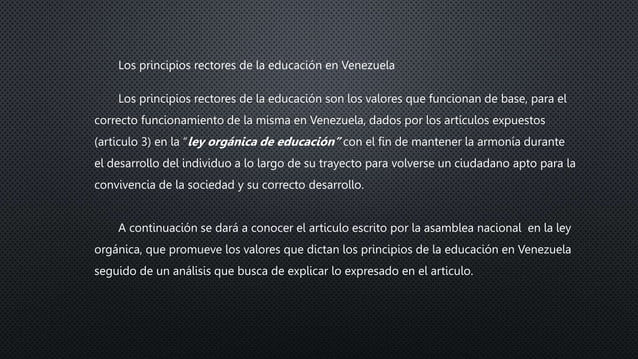 Principios Rectores De La Educacion Pptx
