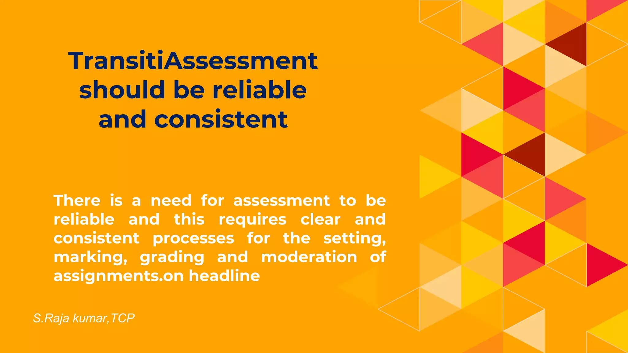 Principle of Assessment Practice | PPTX
