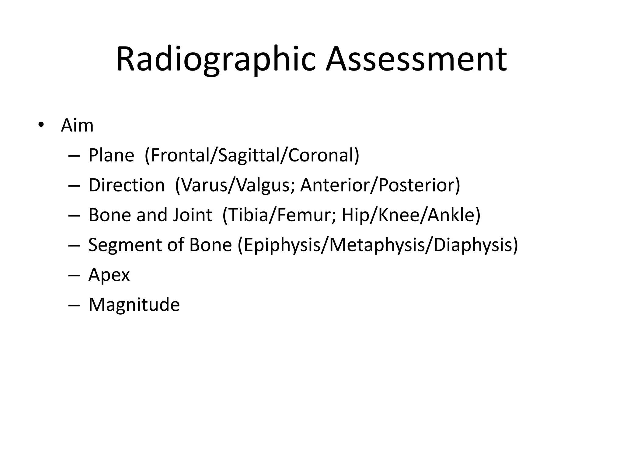 Principle of Deformity Correction in lower Limb | PPTX