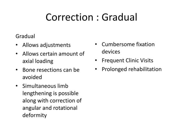 Principle of Deformity Correction in lower Limb | PPTX | Death, Injury ...
