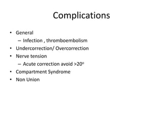Principle of Deformity Correction in lower Limb | PPTX