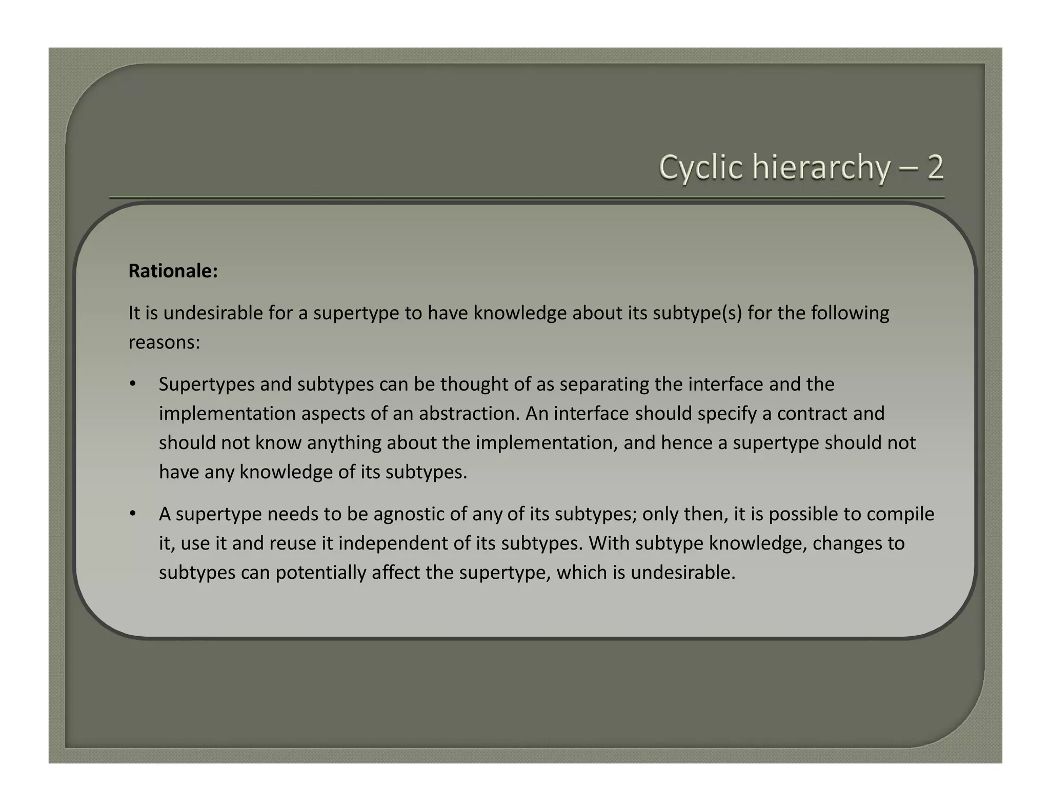Principle Based Classification Of Design Smells Ppt