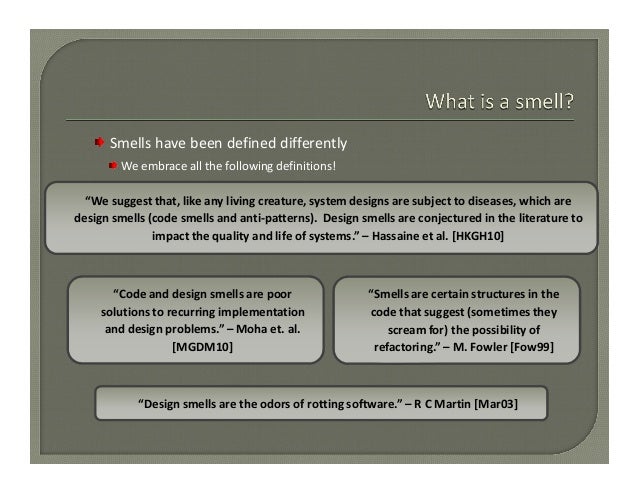 Principle Based Classification Of Design Smells