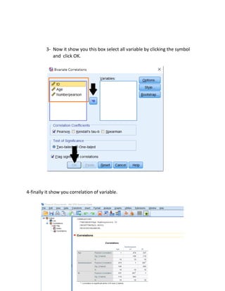 Pearson correlation coefficient and steps | PDF