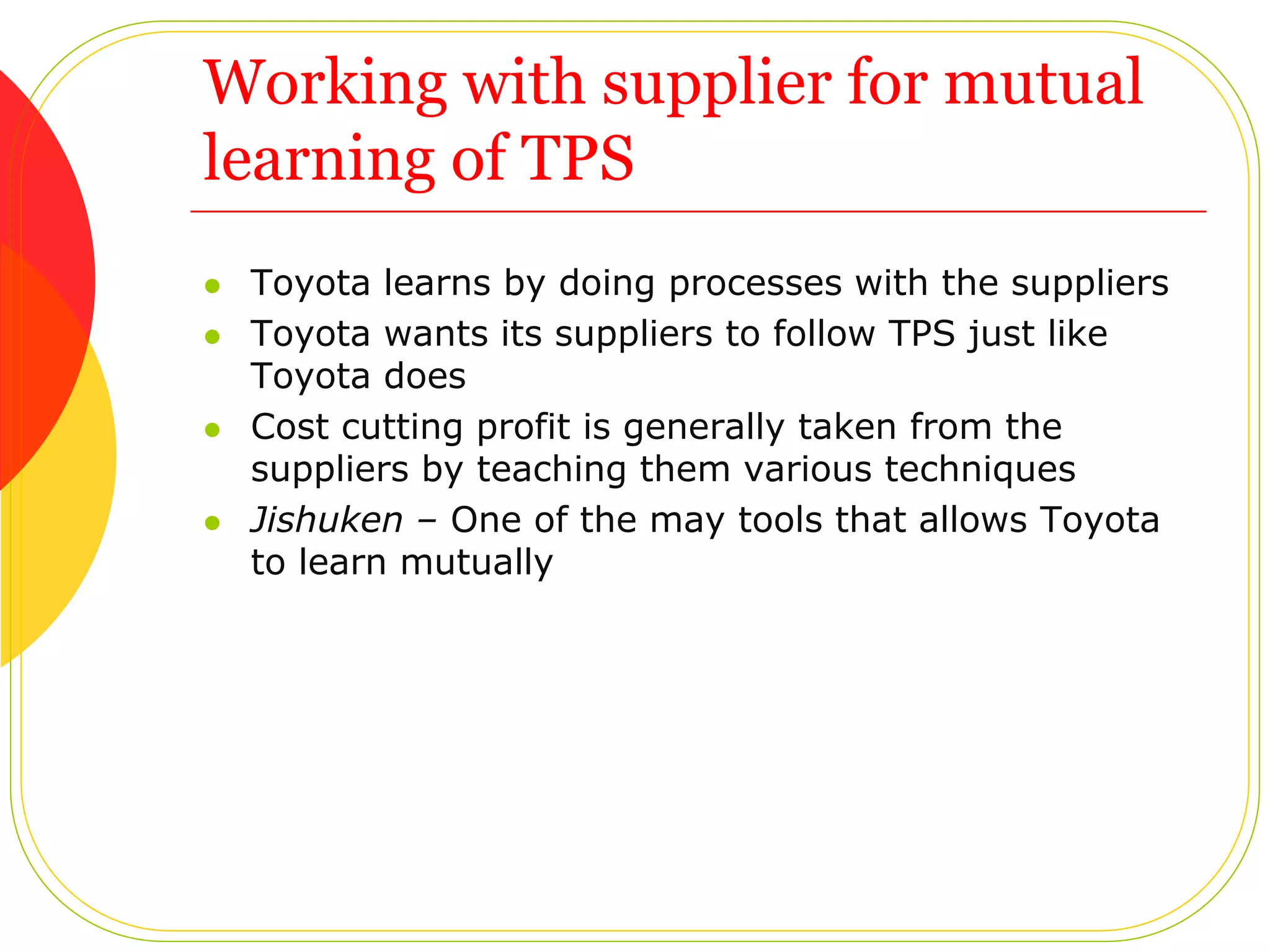 The Toyota Way - Principle 11 and 12 | PPTX