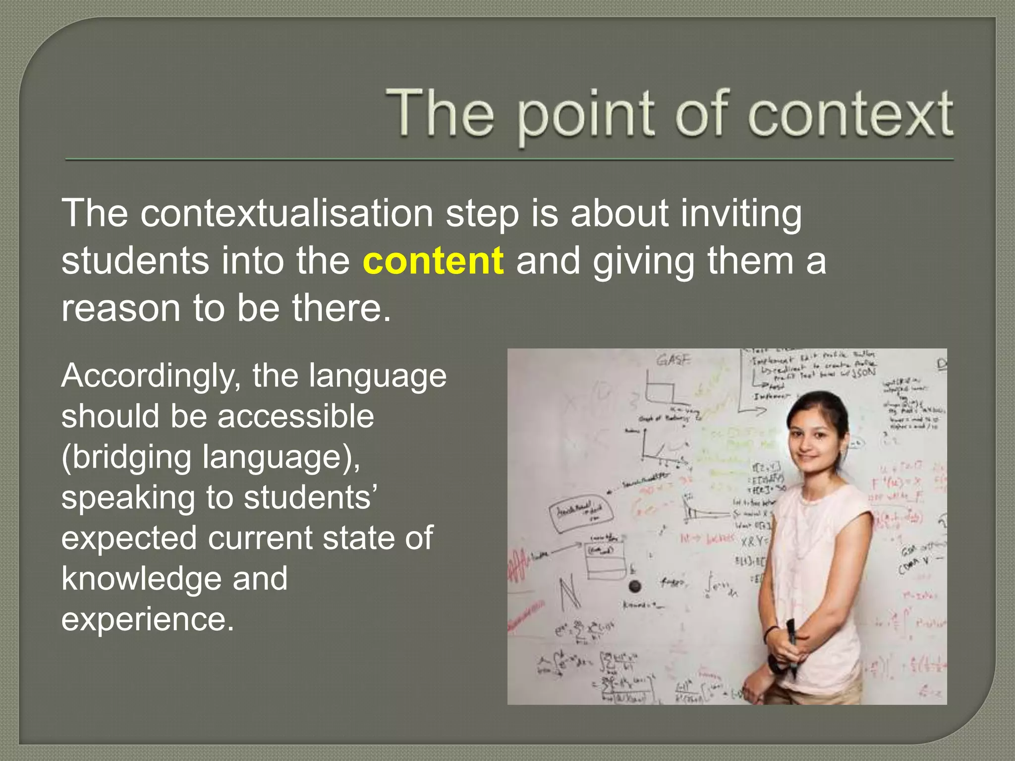 Principle 1 establish context | PPTX
