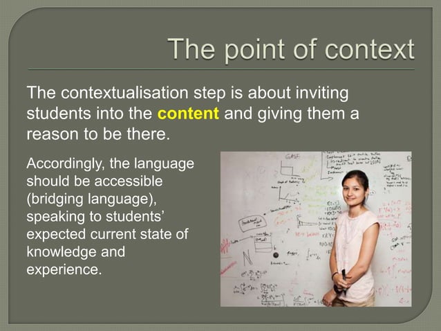 Principle 1 establish context | PPTX