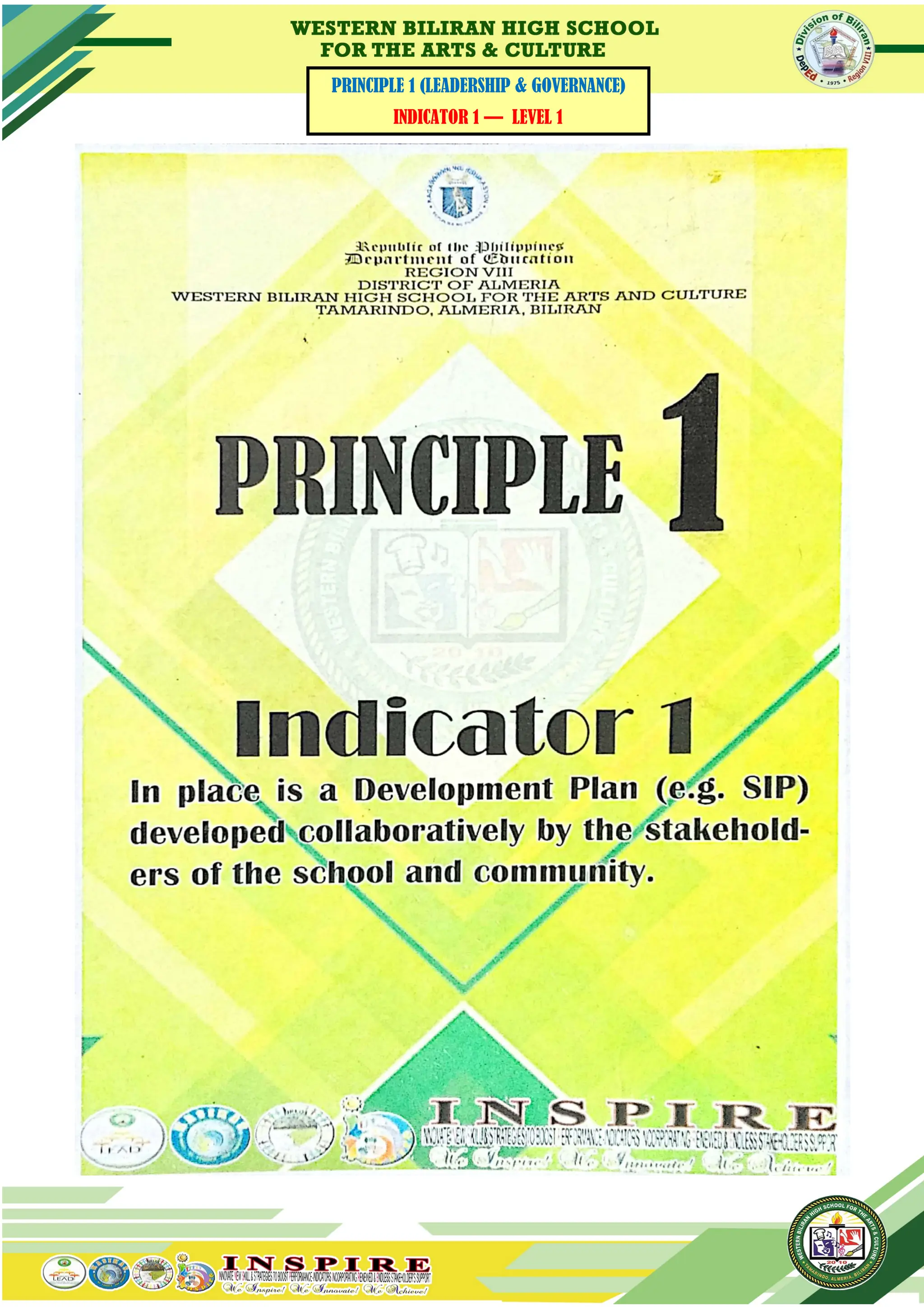 SBM PRINCIPLE LEVEL OF PRACTICE IN THE SCHOOL | PDF