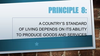 Mankiw's Principle 7 and 8 | PPTX