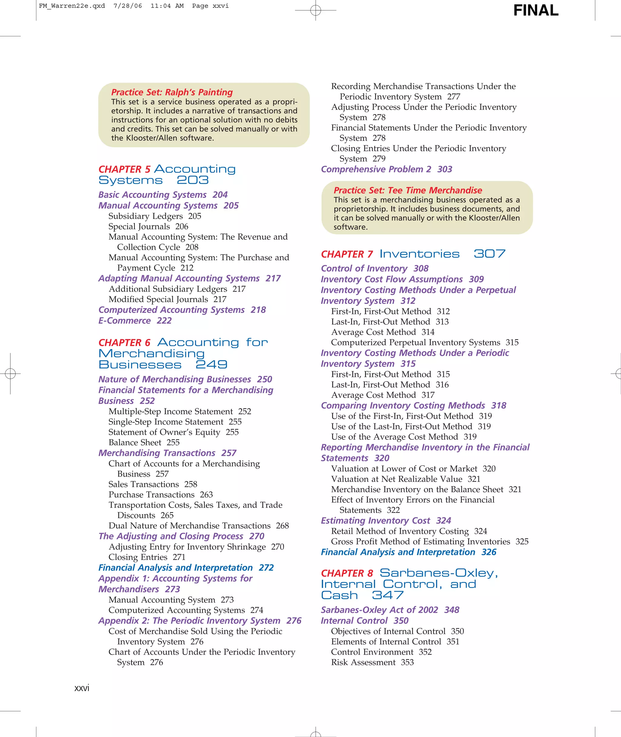 Principle Accounting Warren Reeve Fees 22 edition | PDF