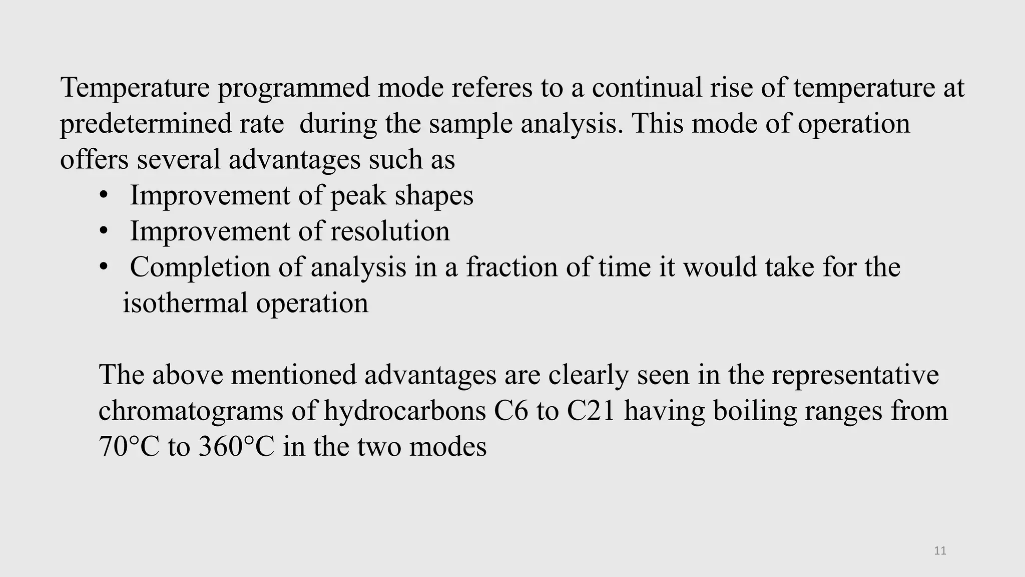 Principle and application of ptgc and isothermal programming | PPT