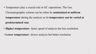 Principle and application of ptgc and isothermal programming | PPT