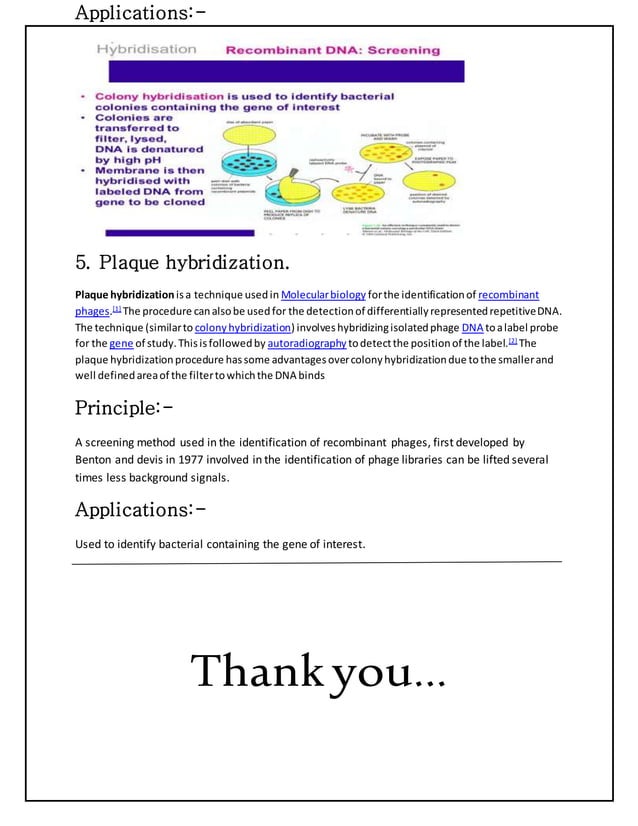 Principle and applications of blotting techniques | PDF Principle and applications of blotting techniques | PDF