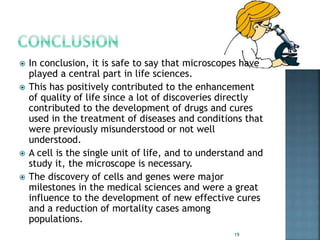 Bright field microscopy, Principle and applications | PPTX | Eye and ...