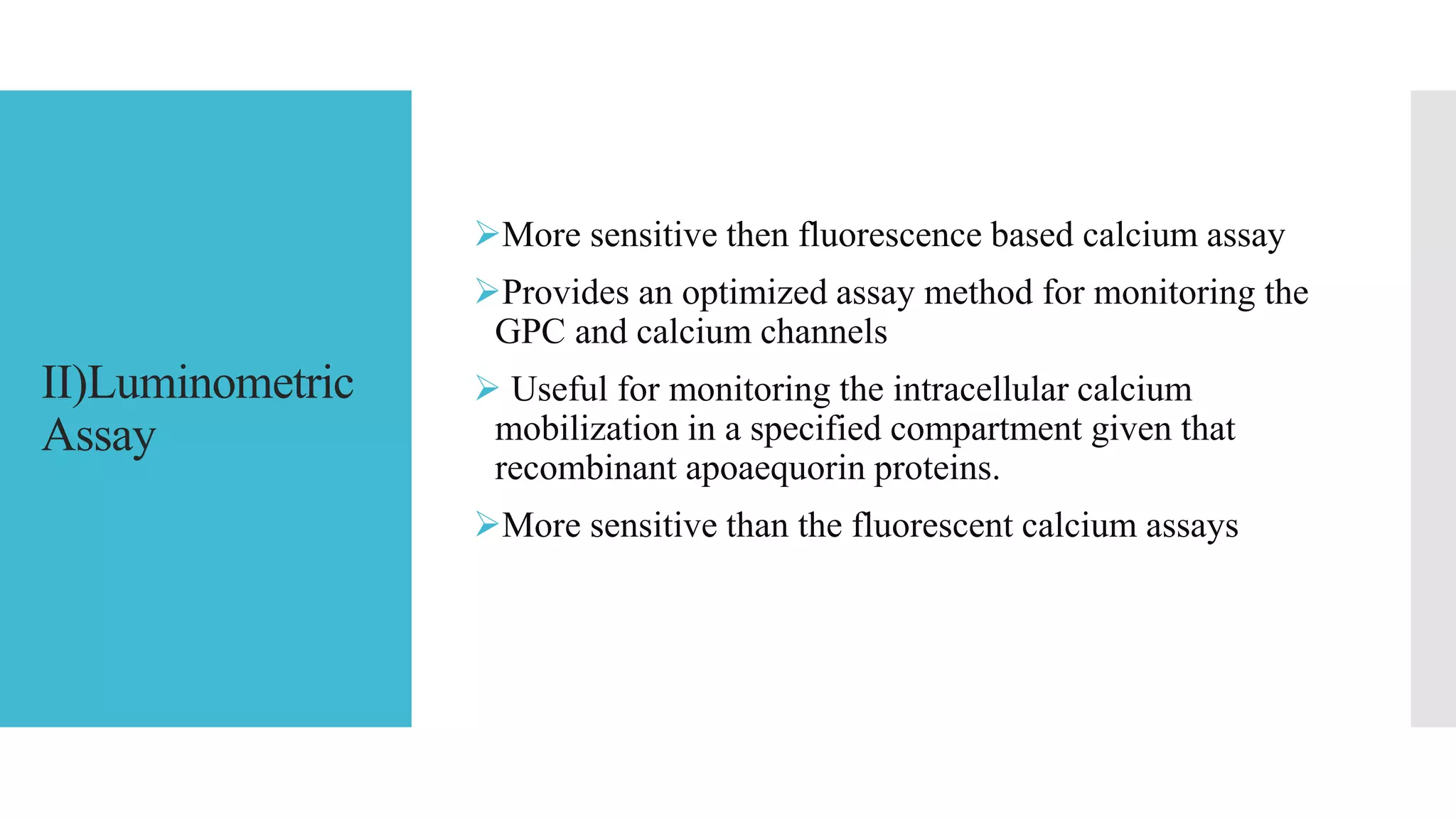 Principle and applications of glucose uptake and calcium influx assay ...