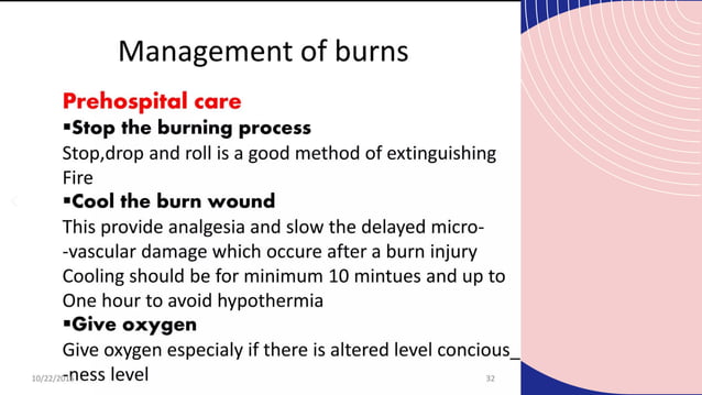 Principle and management of burn injury.pdf | First Aid | Injuries