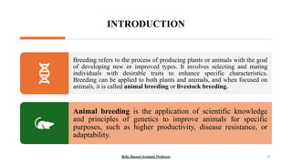 Principle and Practices of Animal Breeding || Boby Basnet | PDF