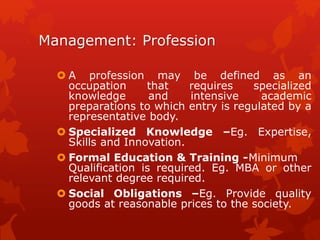 Principle and practices of management ch1 | PPTX | Business ...