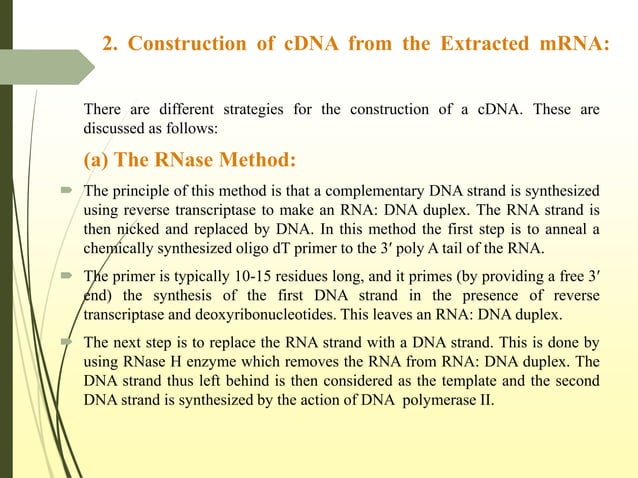 Principle and procedure for making Genomic library and cDNA library.pptx