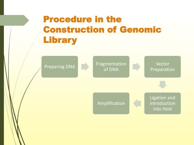 Principle and procedure for making Genomic library and cDNA library.pptx
