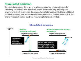 Principle and working of a semiconductor laser | PPTX