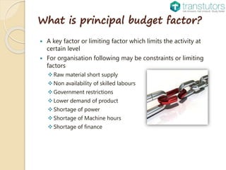 Principle Budget Factor | Accounting | PPTX