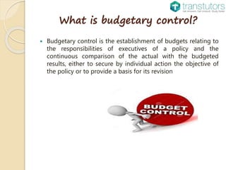 Principle Budget Factor | Accounting | PPTX