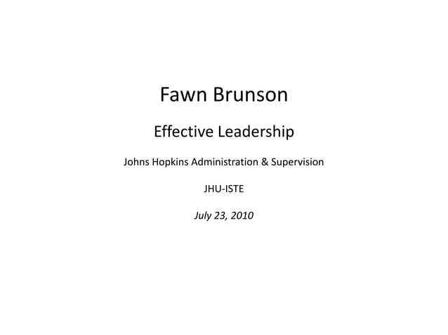 Principle centered leadership | PPTX