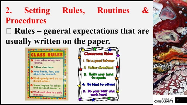 Principle of Classroom Management | PPTX