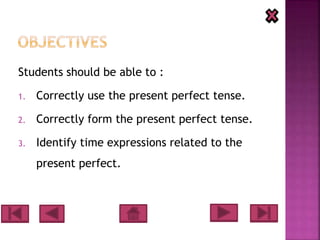 Present Perfect | PPTX