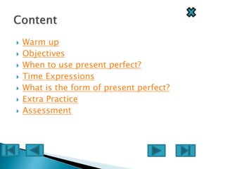 Present Perfect | PPTX