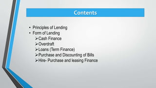 Principle & Forms of Lending (USAMA 224).pptx