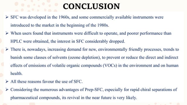 PRINCIPLE , INSTRUMENTATION & APPLICATION OF SUPER CRITICAL FLUID ...